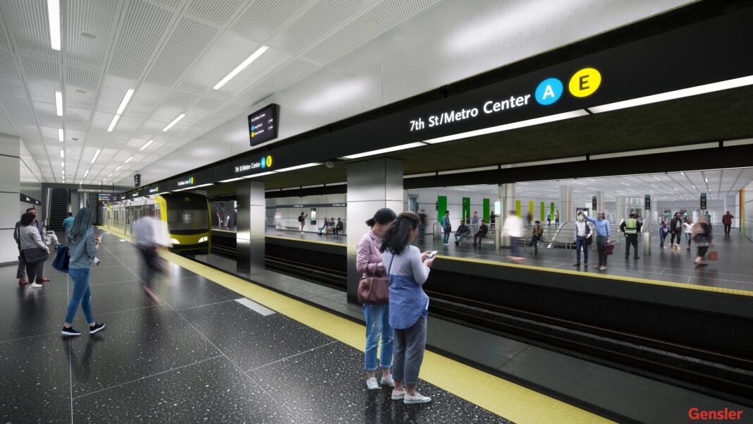 DTLA's 7th Street Metro Center Station Is Getting a Bright New Makeover ...